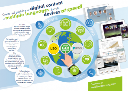 LEO And RWS Bring Digital Content Solution To Market - eLearning Industry